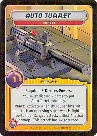 COHCCG/Auto Turret - Paragon Wiki Archive