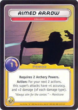 COHCCG/Aimed Arrow - Paragon Wiki Archive